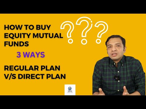 How To Buy Mutual Funds In India through demat , amc , MFU Online Regular v/s Direct Plans