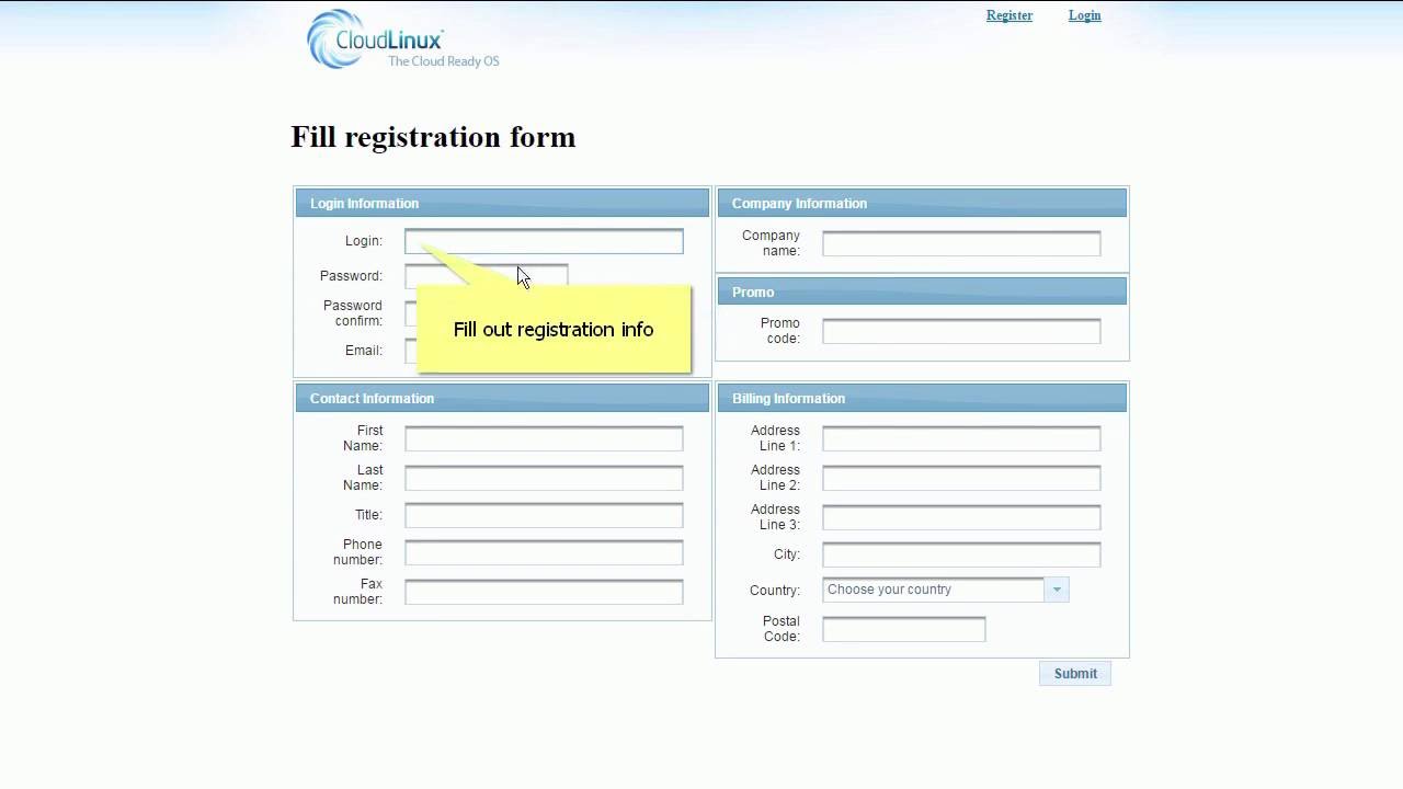 Cloudlinux OS trial activation