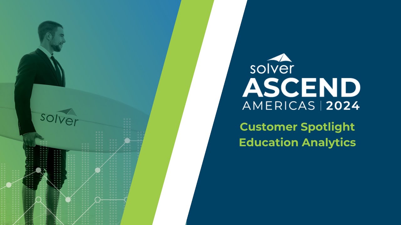 Solver Customer Spotlight: Education Analytics