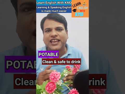 What is the meaning of Potable & Portable?#english #englishvocabulary #shirts