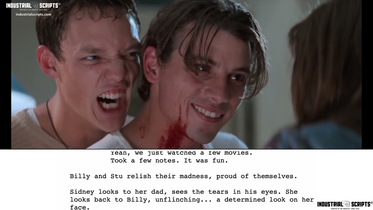 Classic Movie Scenes: SCREAM (1996) // Surprise, Sidney! // Script-to-Screen
