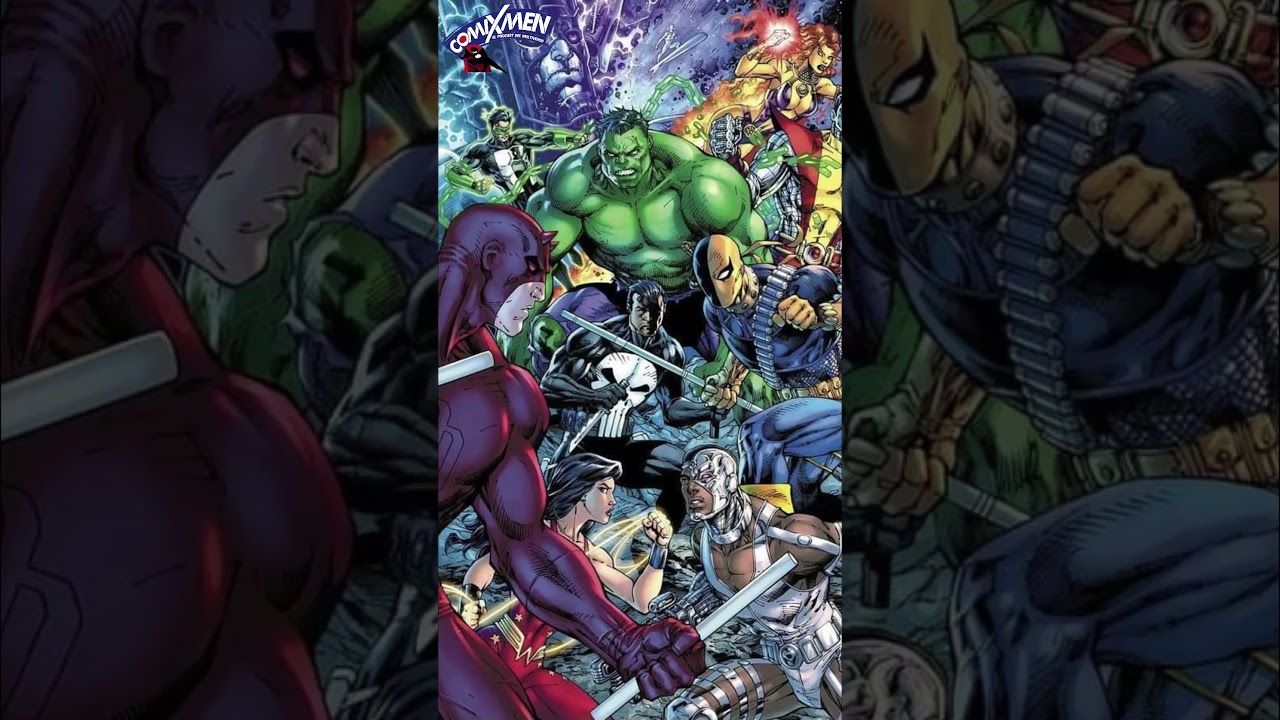 ¡La Impactante Portada del Ómnibus Marvel vs DC por Jim Lee! #shorts #marvelvsdc #jimlee