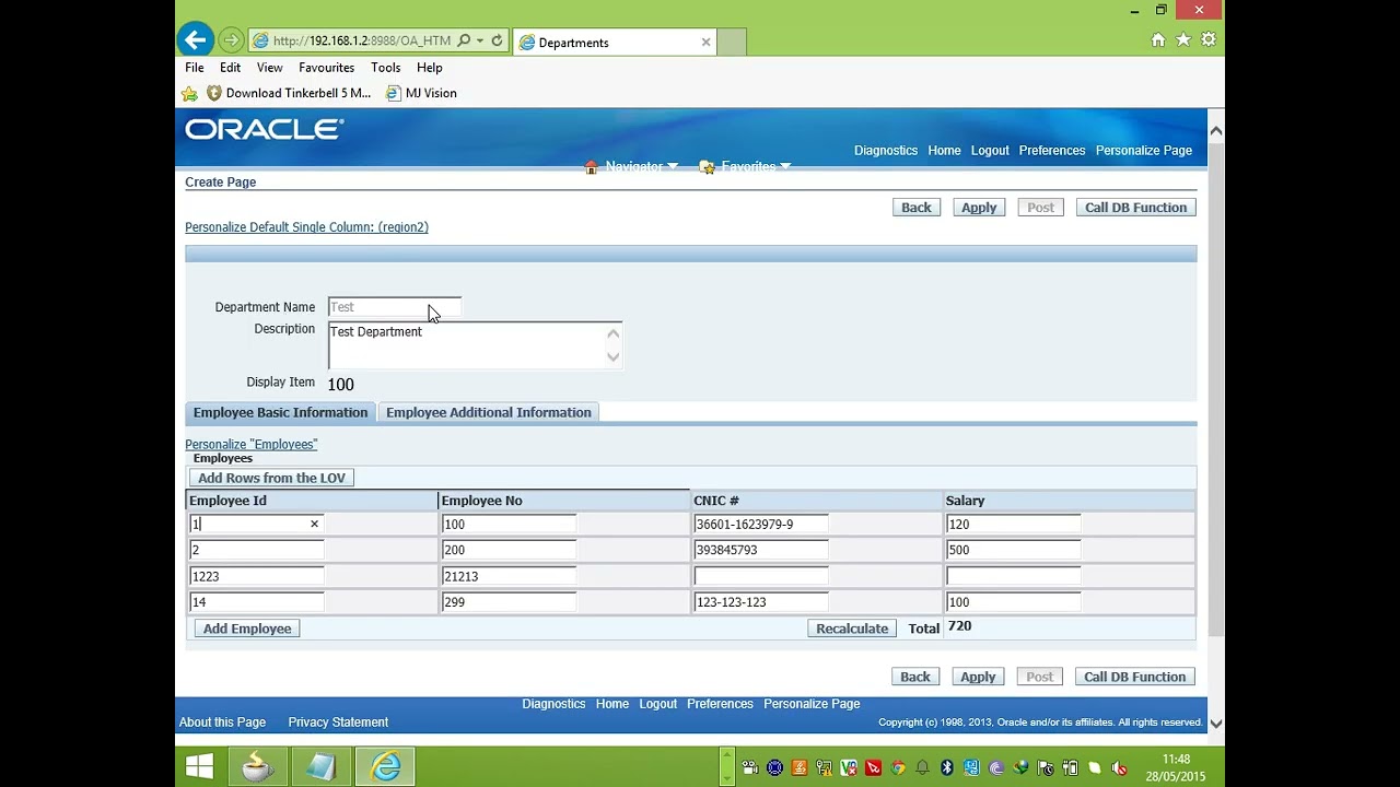 Oracle Application Framework (OAF) Tutorial 12