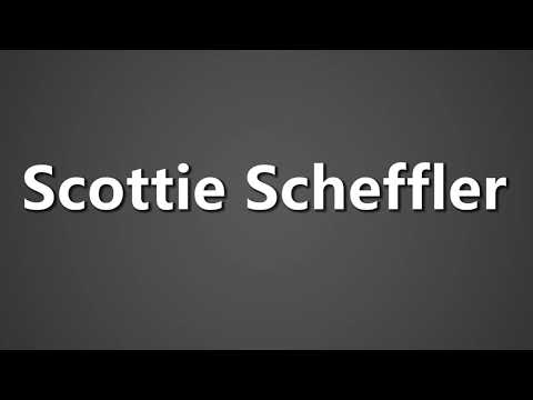 How To Pronounce Scottie Scheffler