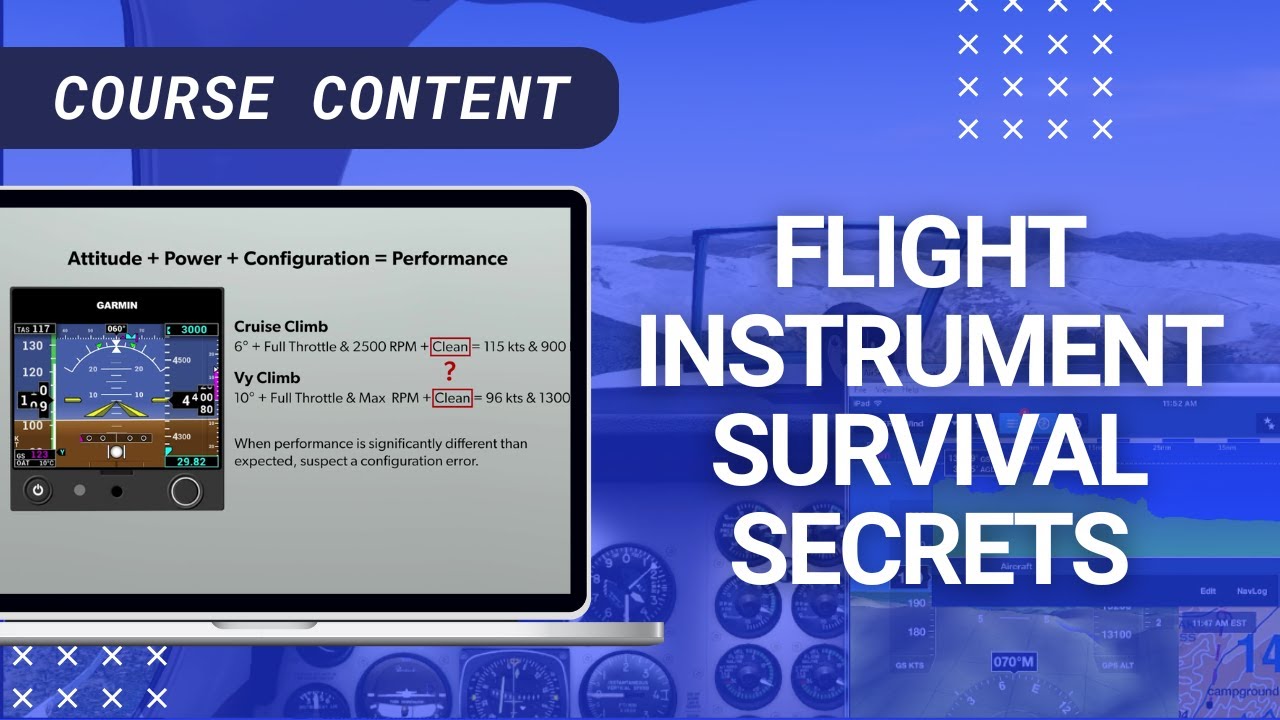 Flight Instrument Survival Secrets | IFR Skills for VFR Flying