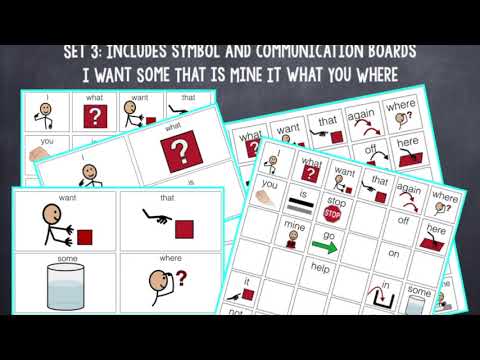 AAC Activities To Teach Me Core WordsI want some that is mine it what you where