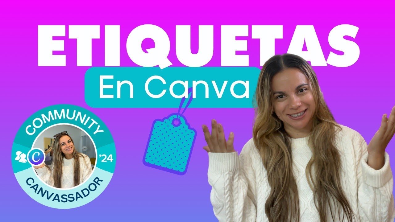 ⭐How to MAKE PRODUCT LABELS with Canva