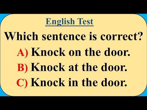 English Grammar Quiz 🌟 Test Your English Language Level