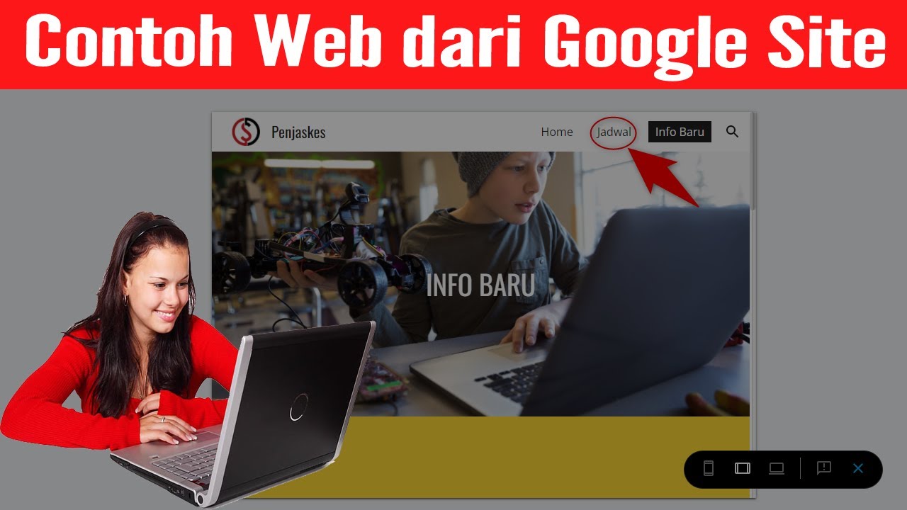 example of website from google sites