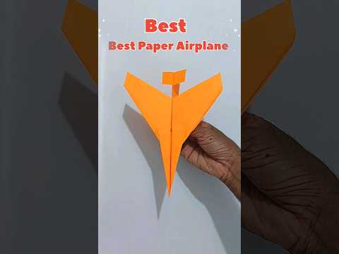 How to make Easy Paper Airplane that Fly Far | Fly 200 feet long let's check !? #origami #craft