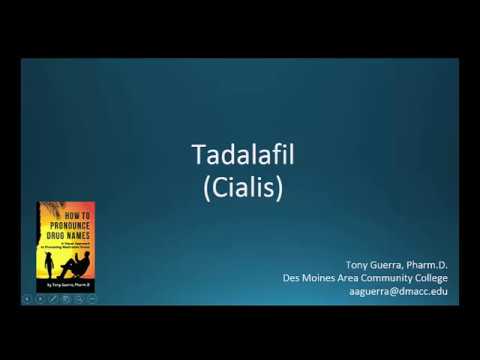 (CC) How to Pronounce tadalafil (Cialis) Backbuilding Pharmacology