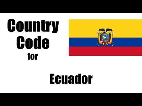 Ecuador Dialing Code - Ecuadorian Country Code - Telephone Area Codes in Ecuador