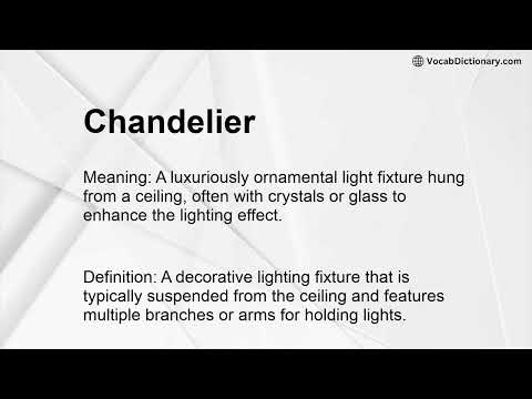 Chandelier Meaning