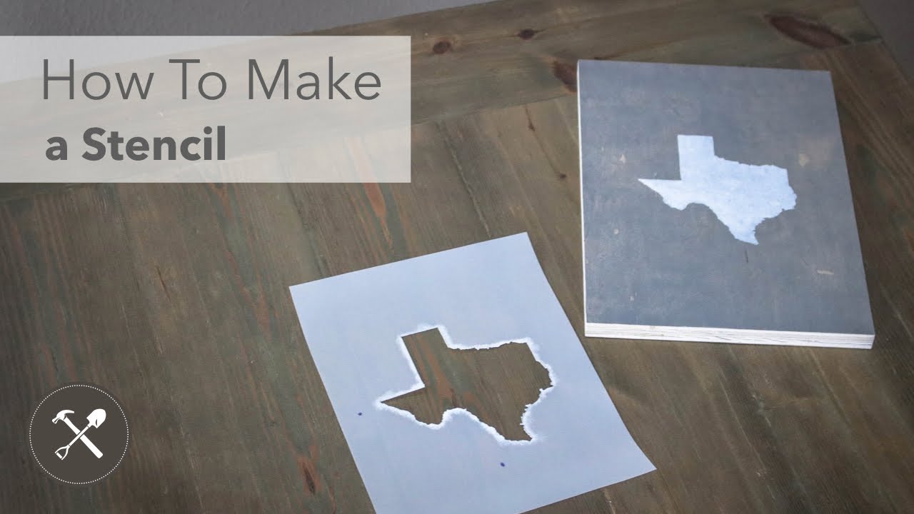 How to Make a Stencil // Easy DIY Project