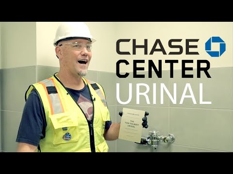 Tom Tolbert ‘honored’ with commemorative urinal at Chase Center