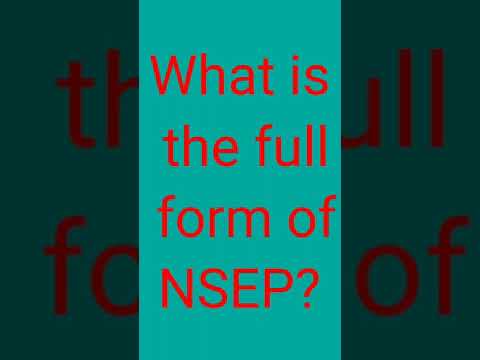Full form of NSEP? #shorts #neet #educational