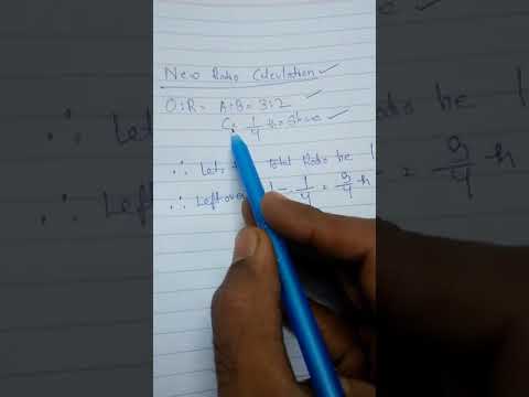 How to Calculate New Profit Sharing Ratio