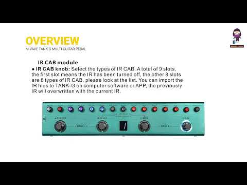 M-VAVE TANK-G Multi Guitar Pedal User Manual