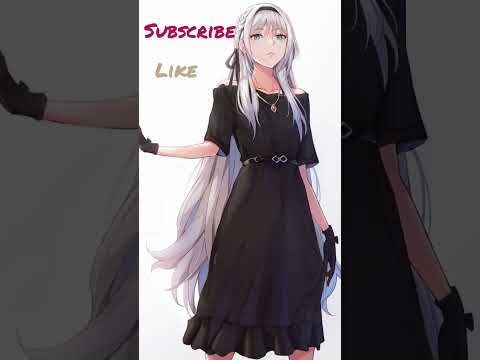 black dress anime girl wallpaper #anime#girl#blackdress#barbiegirl#