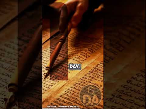 DuoQuotes ~ Genesis 1 in French (P2)  #polyglot #frenchlearning #biblequotes