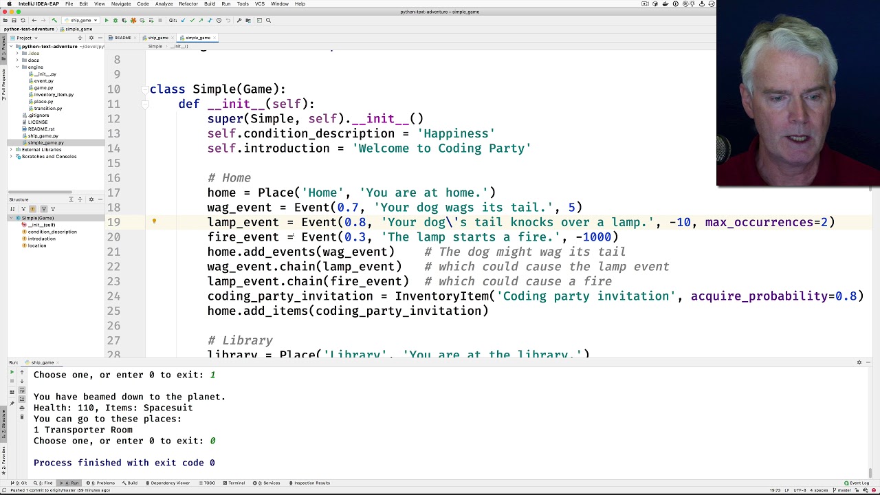 Python Text Adventure Game Engine and Sample Games