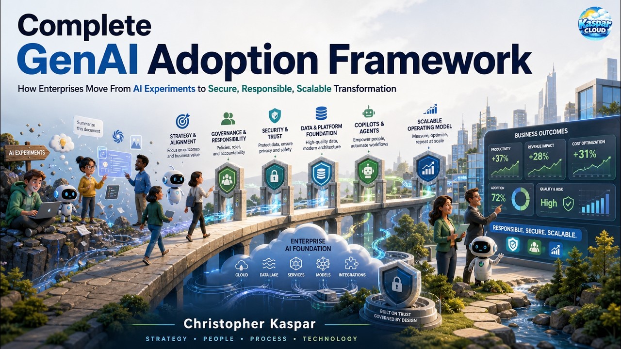 GenAI Adoption Framework: Move From AI Experiments to Secure, Responsible, Scalable Transformation