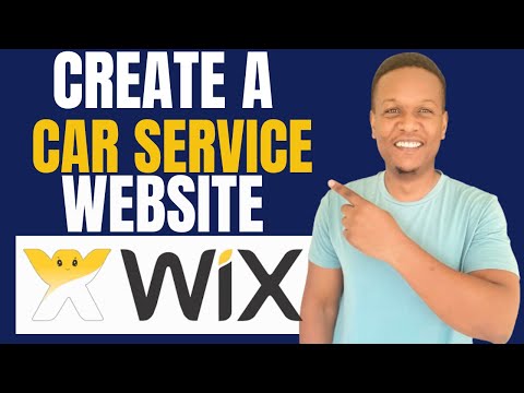 HOW TO CREATE A CAR SERVICE WEBSITE ON WIX