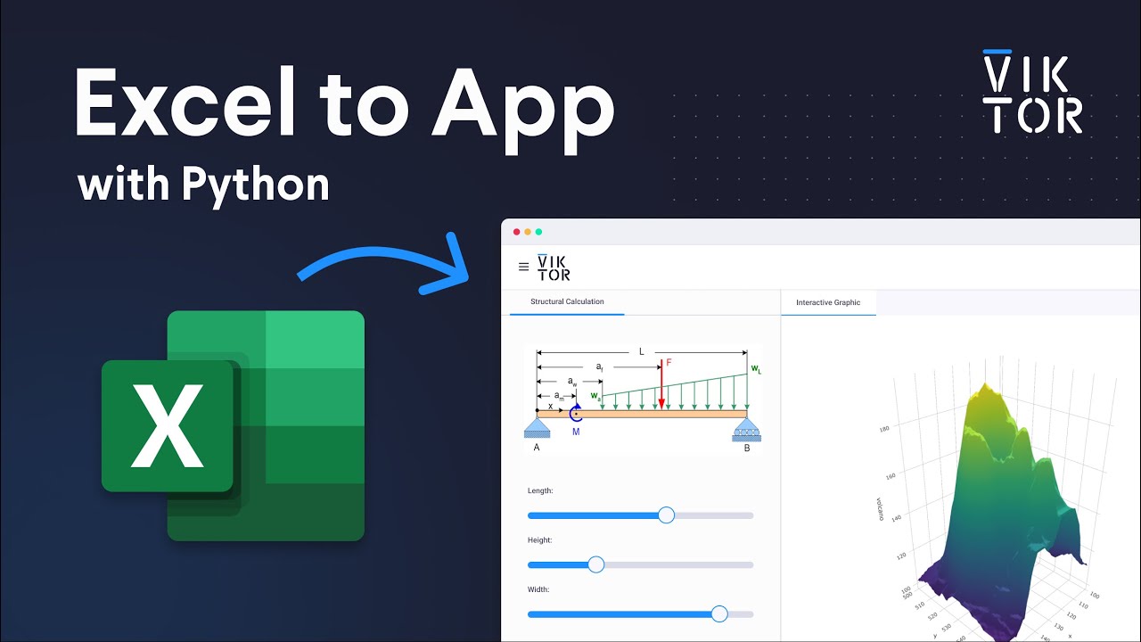 Convert your Excel sheet into an app with Python - VIKTOR tutorial