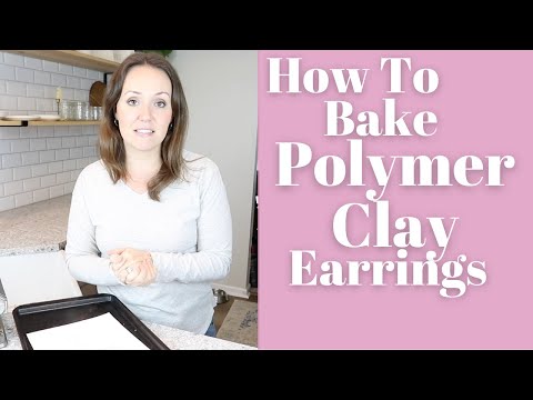 HOW TO BAKE POLYMER CLAY EARRINGS | HOW TO BAKE CLAY EARRINGS | LONG TO BAKE POLYMER CLAY EARRINGS