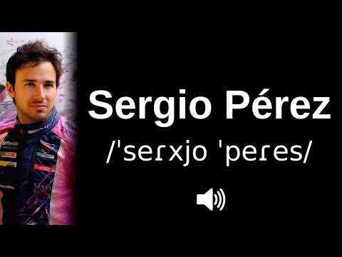 🇲🇽 How to pronounce Sergio Pérez (CORRECTLY!)