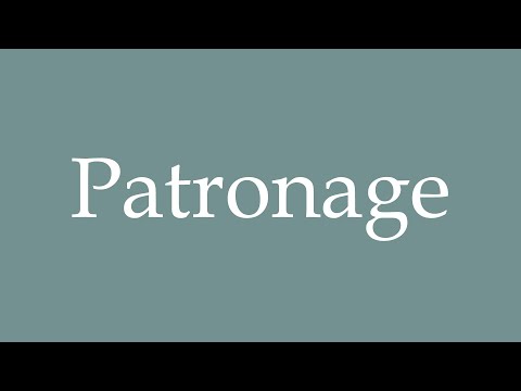 How to Pronounce ''Patronage'' Correctly in French