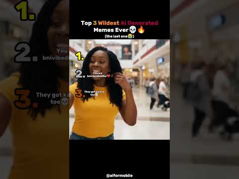 TOP 3 WILDEST AI GENERATED MEMES EVER💀🔥 (the last one😭) #aigenerated #ranking #tiktok #meme