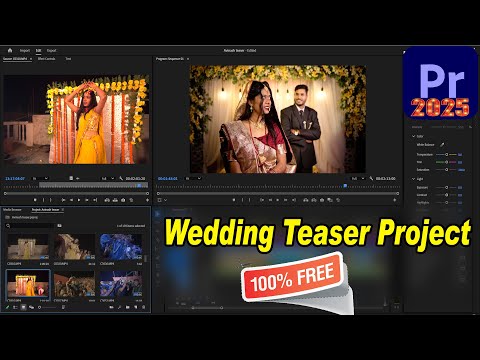 New Wedding Teaser Premiere Pro Project 2025 | Wedding Teaser Project Free Download Editing House