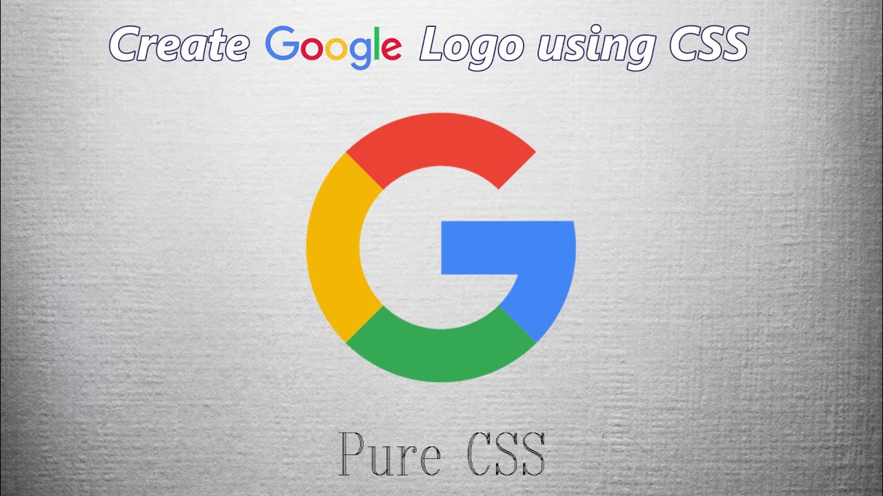 How to create google logo using CSS | Pure CSS Logo Tutorial | Single HTML Div | #alleshivasai #html