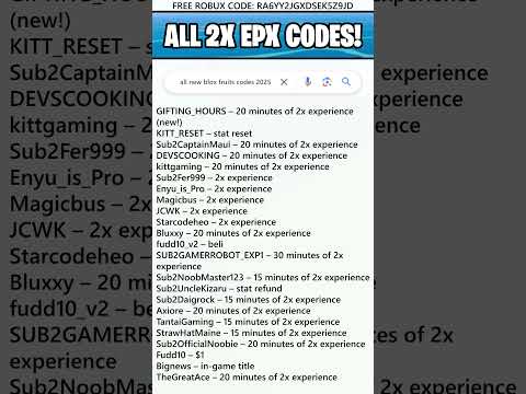 NEW Blox Fruits Codes 2025 (All Working)