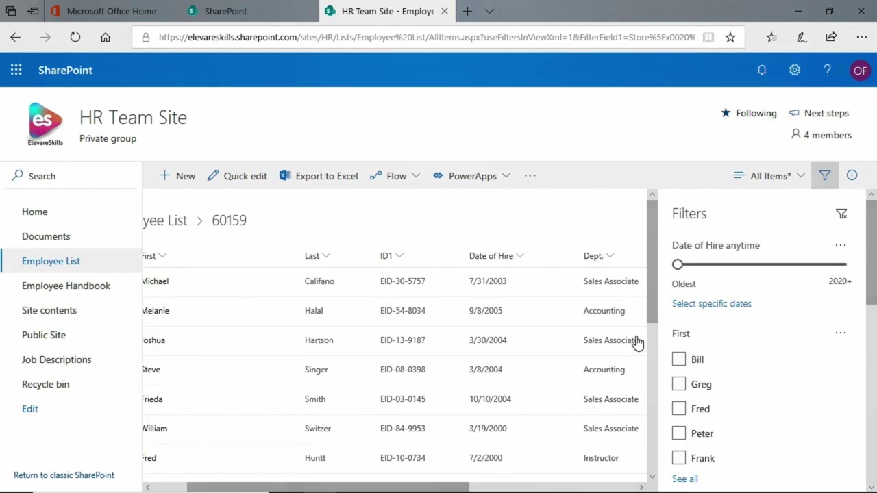 33: SharePoint | Filter a List