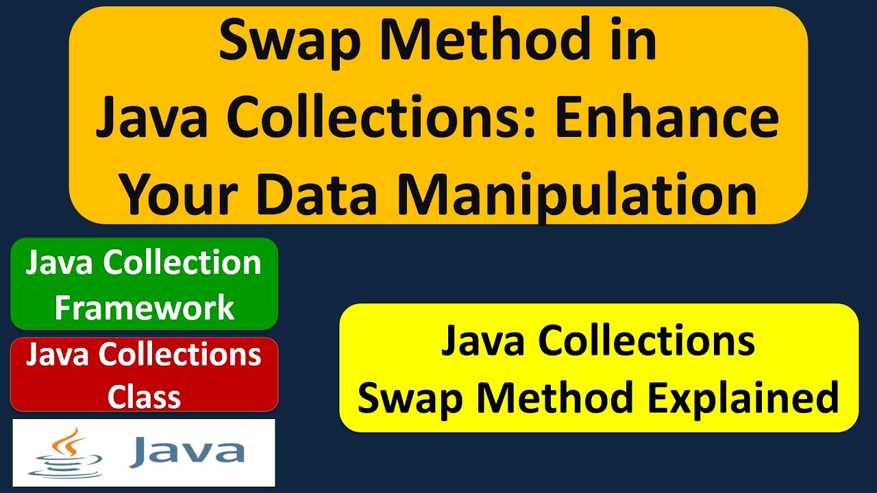 Swap Method in Java Collections: Enhance Your Data Manipulation | Java Collection Framework