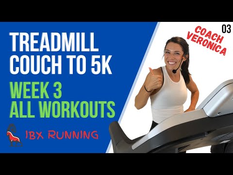 COUCH TO 5K | Week 3 - All Workouts | No Music | Treadmill Follow Along! #IBXRunning #C25K