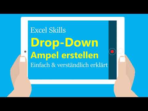 Excel: Ampel DropDown Liste erstellen mit Text [Tutorial Auswahlfeld bedingte Formatierung]