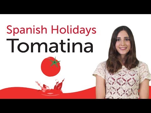 Learn Spanish Holidays - La Tomatina