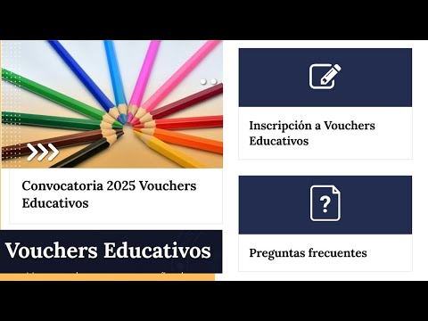 Step-by-step instructions on how to register or apply for the April 2025 educational vouchers.