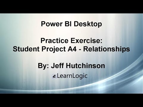 Power BI A4 - How To Create Relationships Between Tables (Student Project)