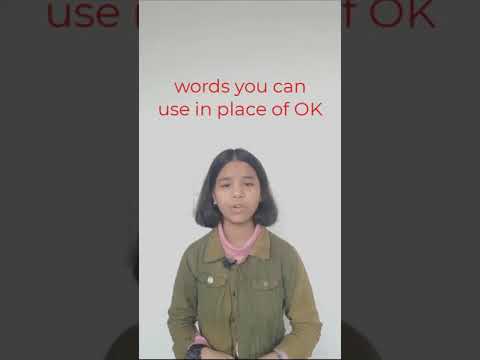 How to say 'ok' in different types. Make your vocab super with us #vocabulary