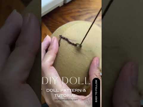 Pattern at lachulonadolls.com #clothdoll #handmadedoll #diydoll