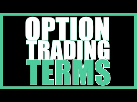 Option Trading Terms | SIMPLE OPTION TRADING