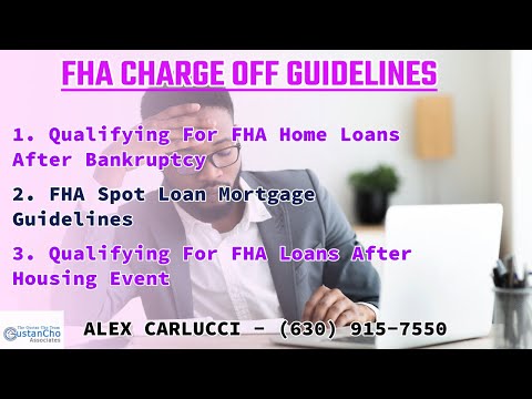 FHA Charge Off Guidelines