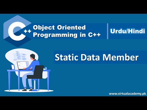 Learn Static Data member in C | Object Oriented Programming in Urdu Hindi - Mind Luster