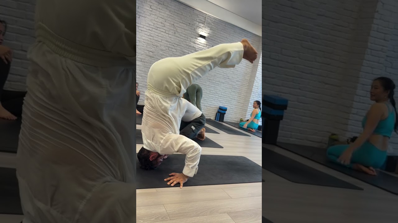 Practice Doing Headstand with Jump @yogagoals.aditya #views #yogainspiration #instagram #yogi