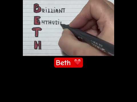 Meaning of the name BETH #meaning #name #beth