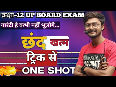 छंद हिंदी व्याकरण | Class 12 Hindi Vyakaran Chand 12th Hindi Grammar Chhand | UP Board Hindi Medium